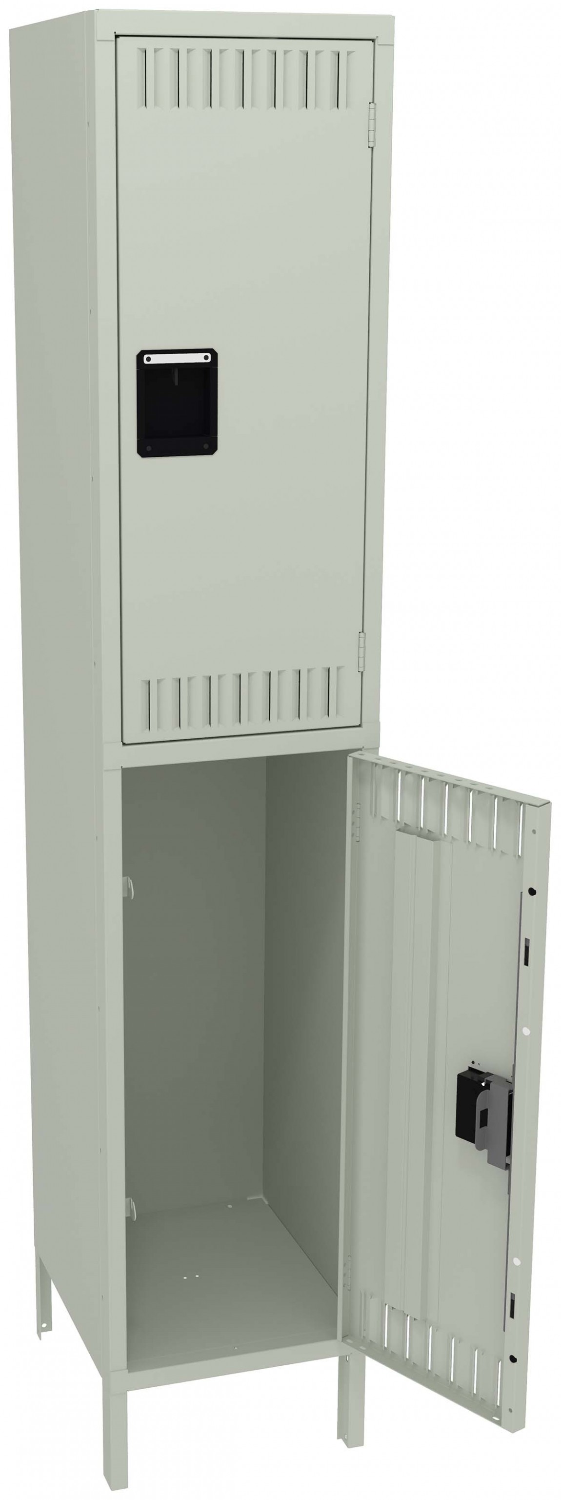 Light Grey Double-Tier Locker with Legs | Standard by Tennsco