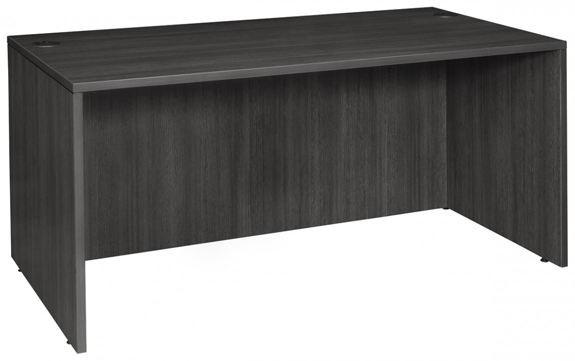 Ash Grey Rectangular Desk Shell | Legacy by Regency