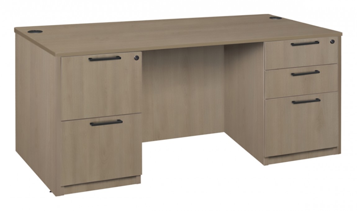 Oak Desk with Locking Drawers | Legacy by Regency