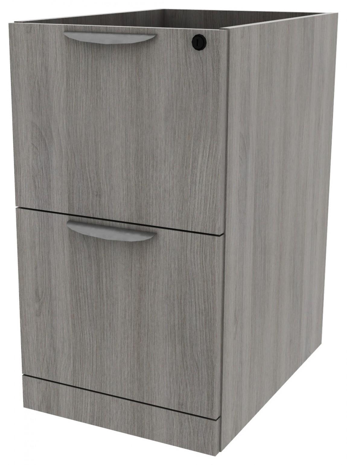 Newport Gray 2 Drawer Pedestal for Harmony Desks | PL Laminate by ...