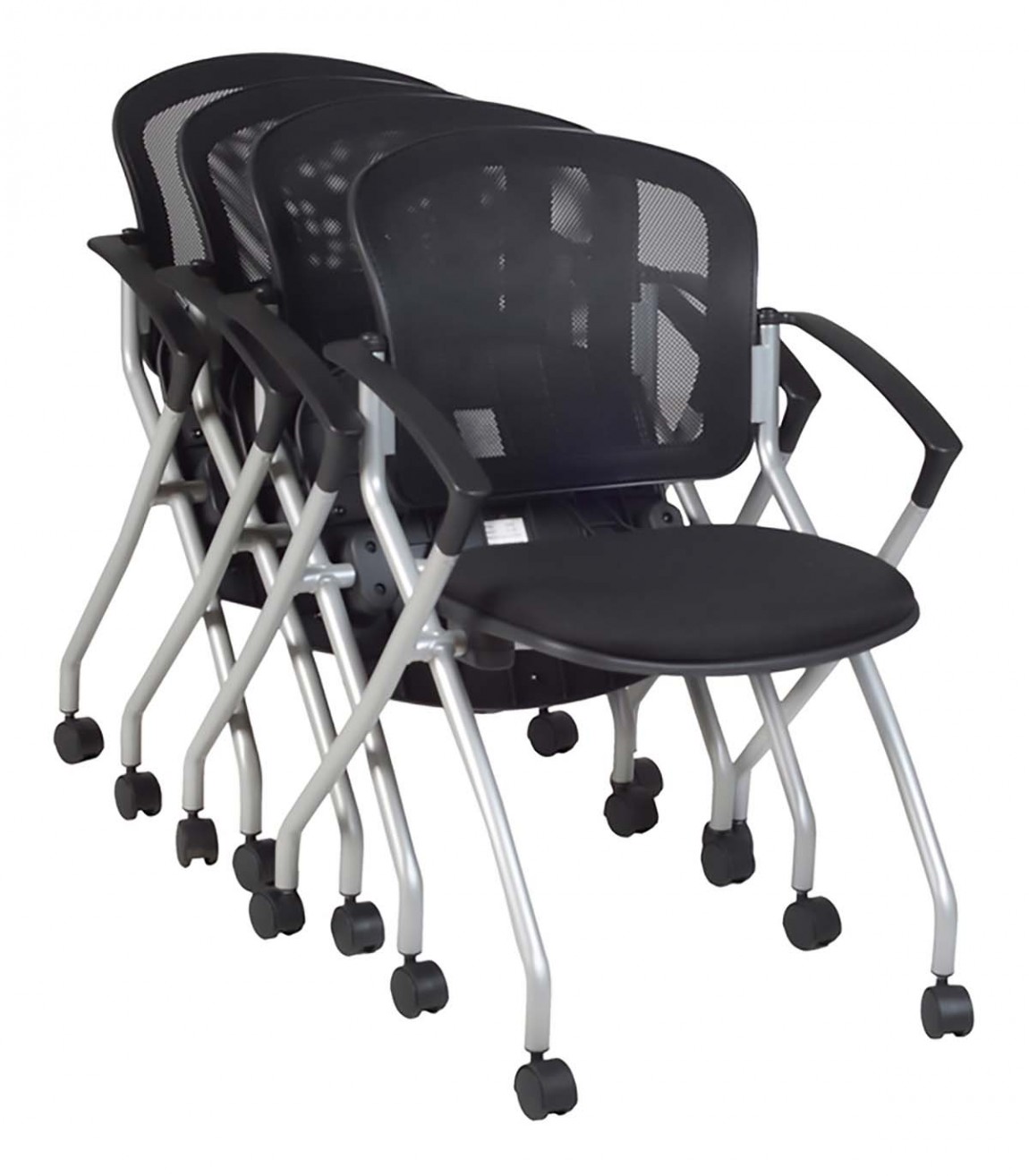 Black Nesting Chair - Set of 4 | Cadence by Regency