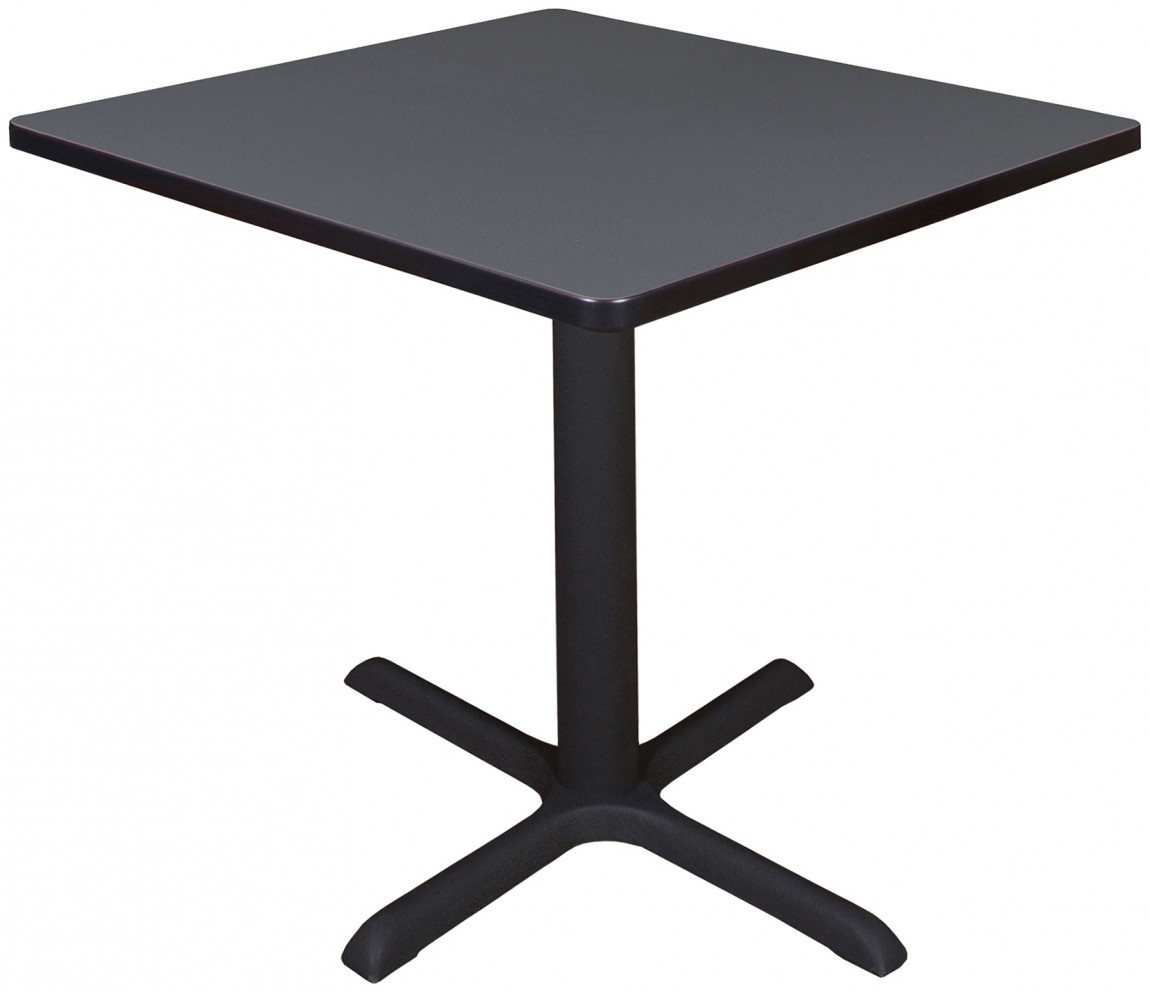 Grey Small Square Table | Cain by Regency