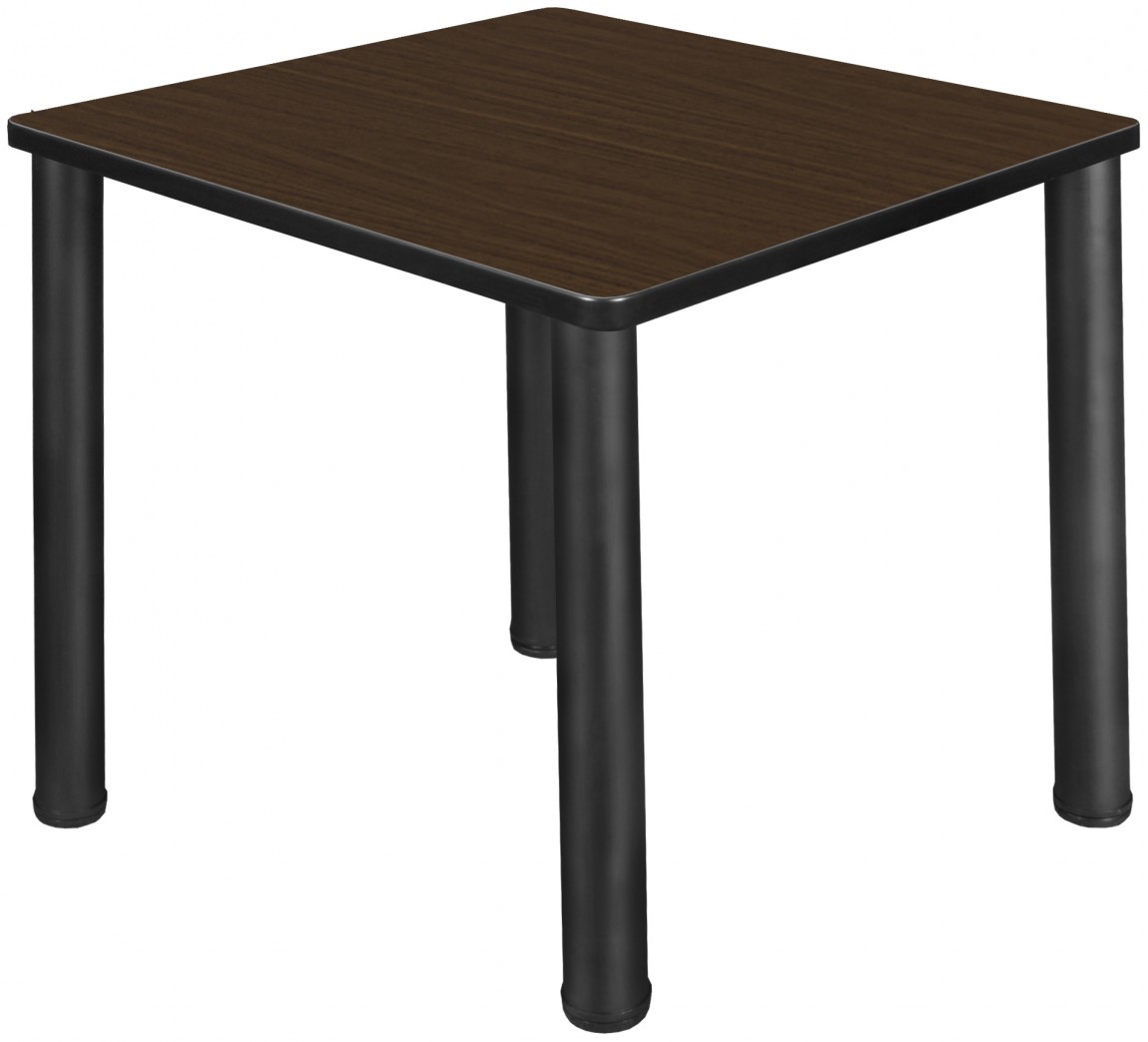 Neo Walnut Small Square Breakroom Table | Kee by Regency