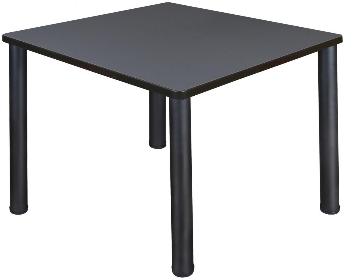 Grey Large Square Breakroom Table | Kee by Regency