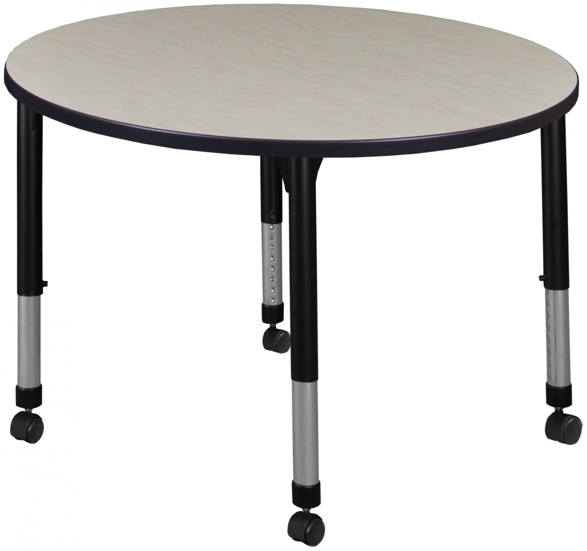 Maple Small Rolling Classroom Table | Kee by Regency