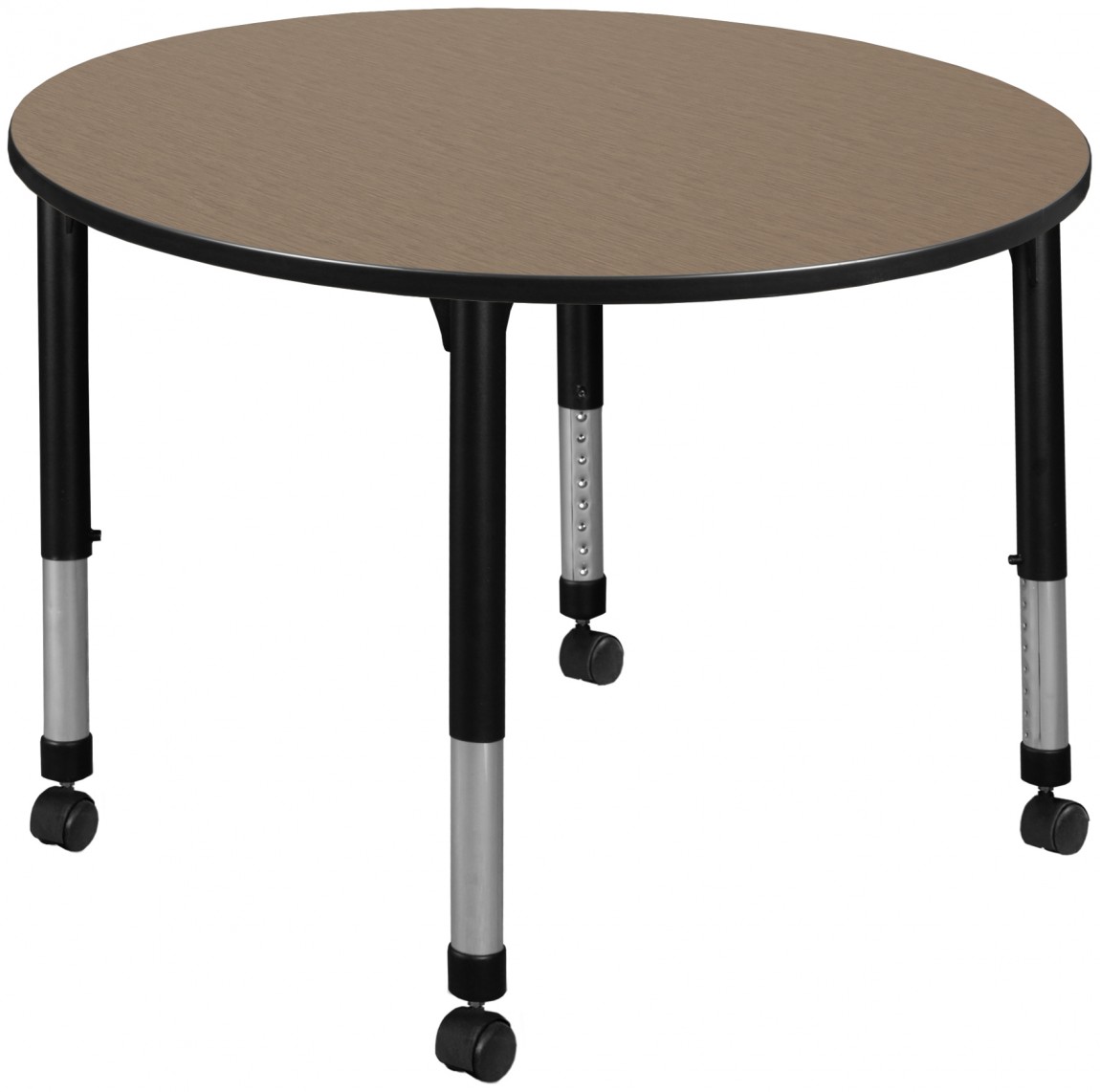 Noble Oak Large Rolling Classroom Table | Kee by Regency