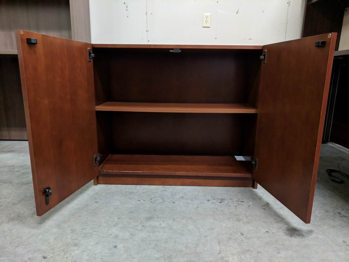 Cherry National Solid Wood Cherry 2 Door Storage Cabinet â€“ 36 Inch ...