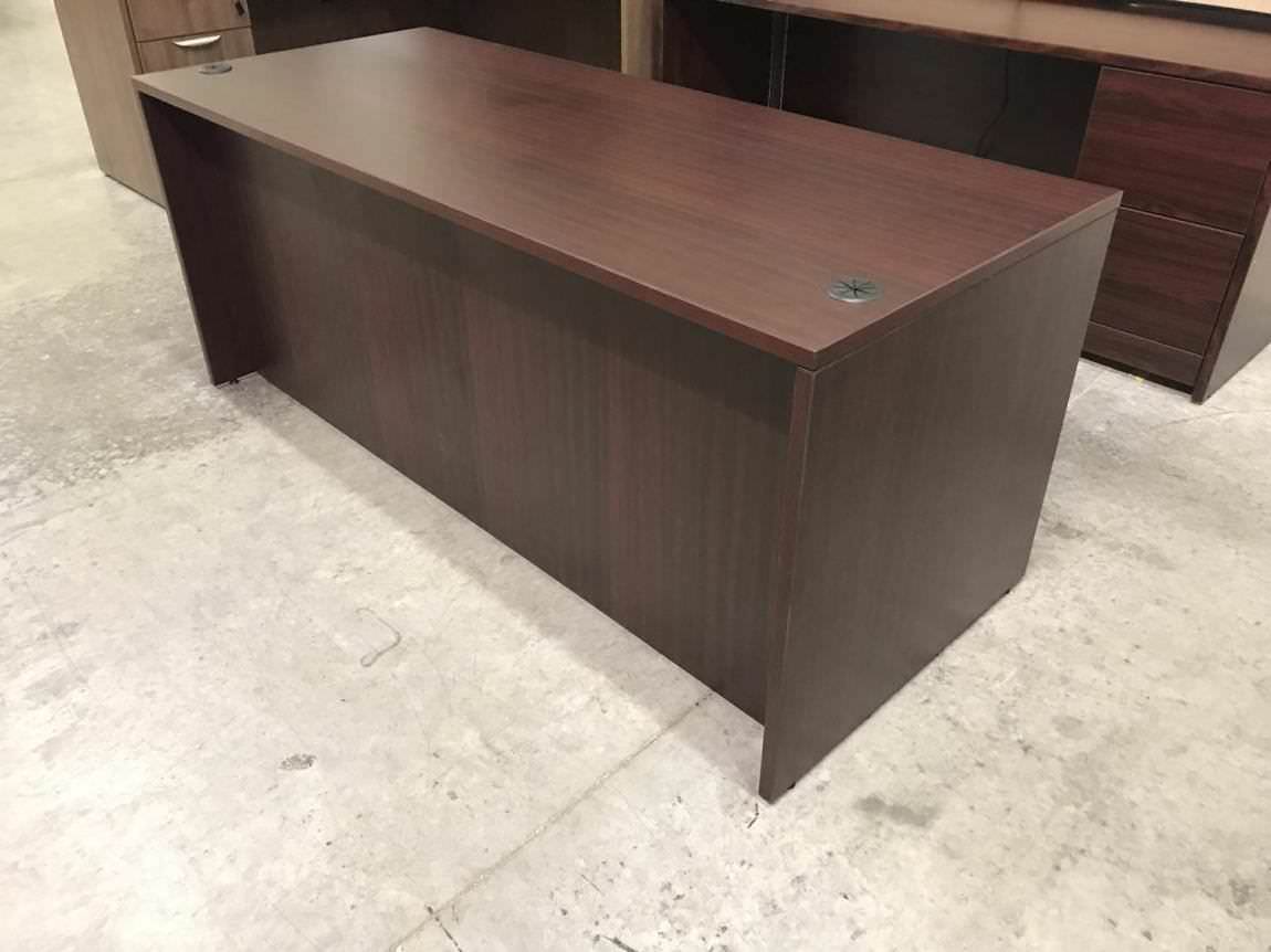 Mahogany Desk with Full Pedestal