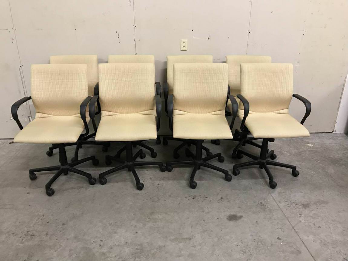 Beige Steelcase Rolling Office Chair " x " x " by Steelcase | Madison ...