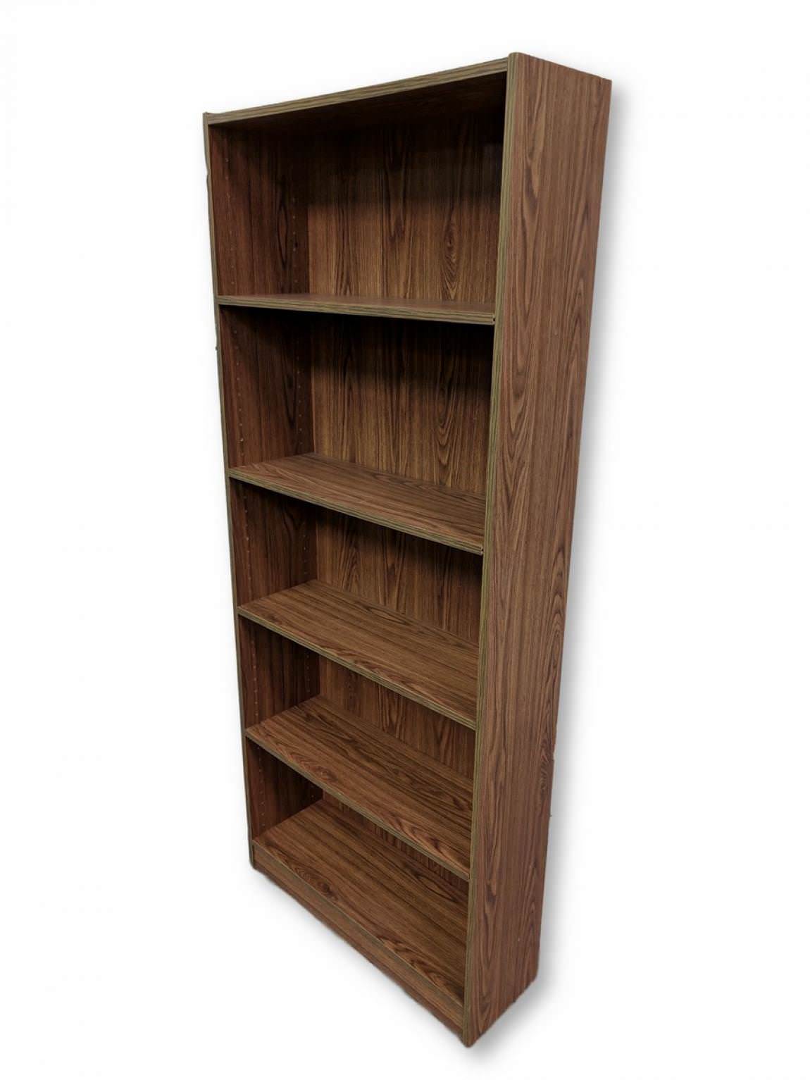 Walnut Laminate Bookshelf â€“ 28.5 Inch Wide