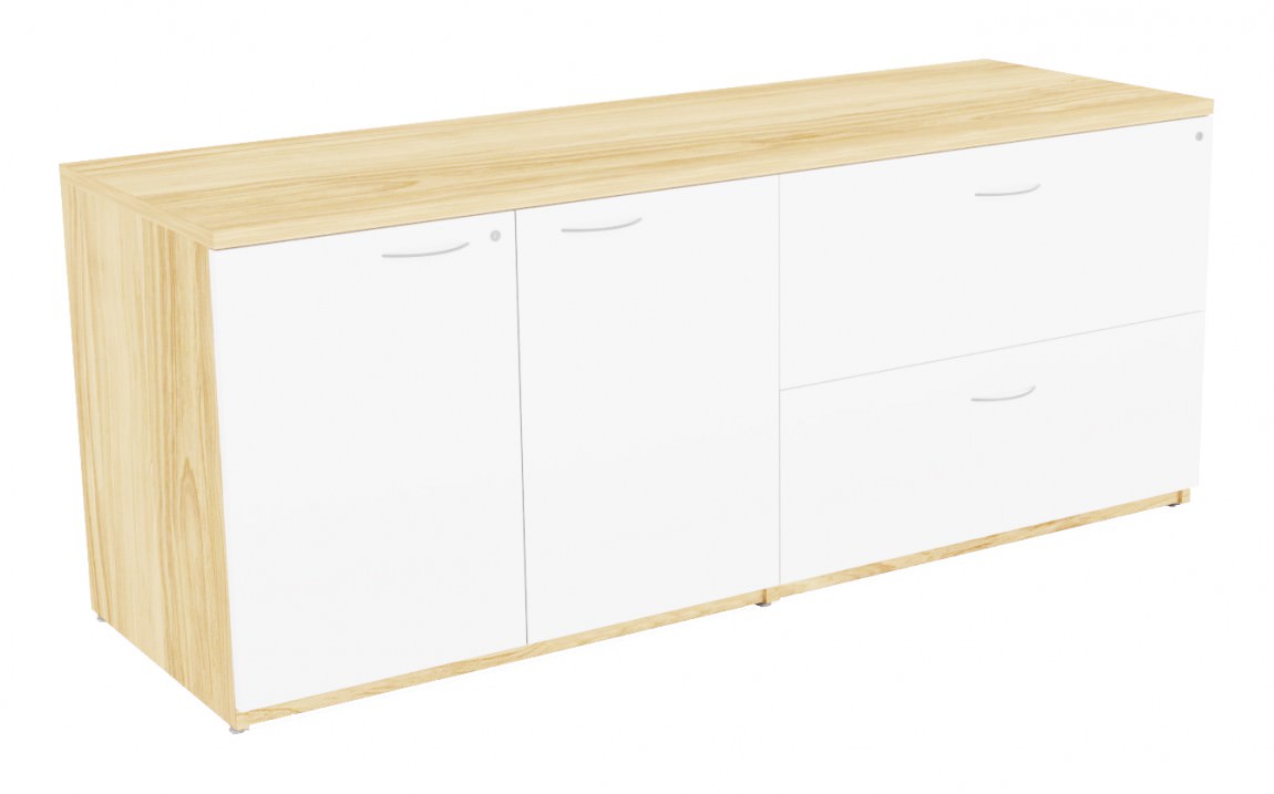 Combo Lateral File Storage Cabinet Credenza | Maverick by Maverick Desk