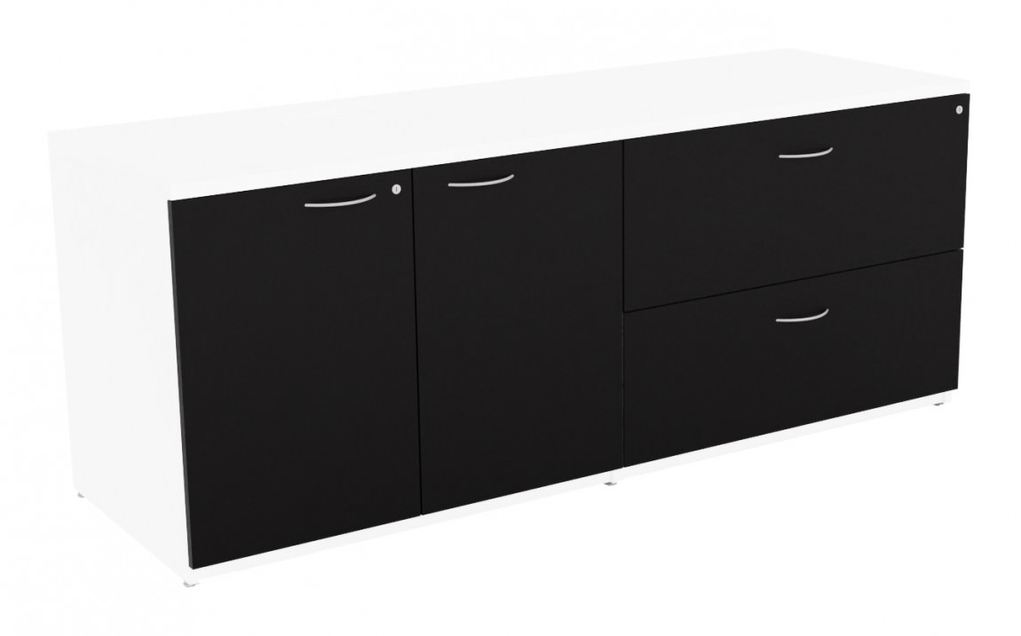 Combo Lateral File Storage Cabinet Credenza | Maverick by Maverick Desk