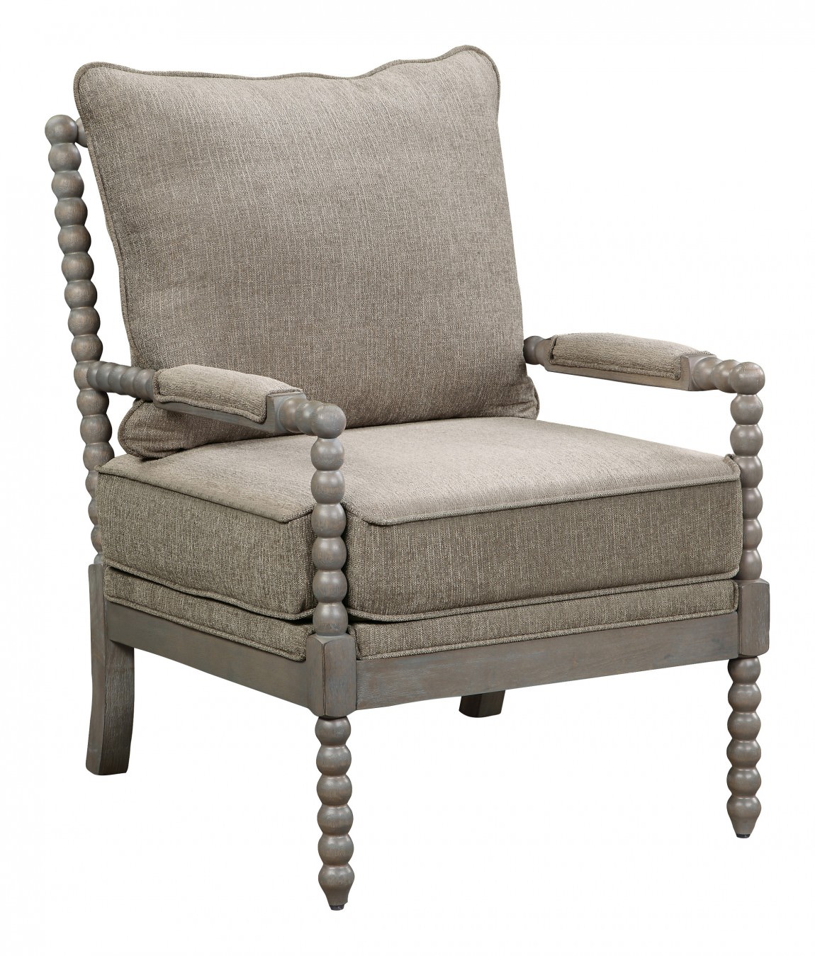 Light Brown Abbott Spindle Chair | Work Smart by Office Star Products