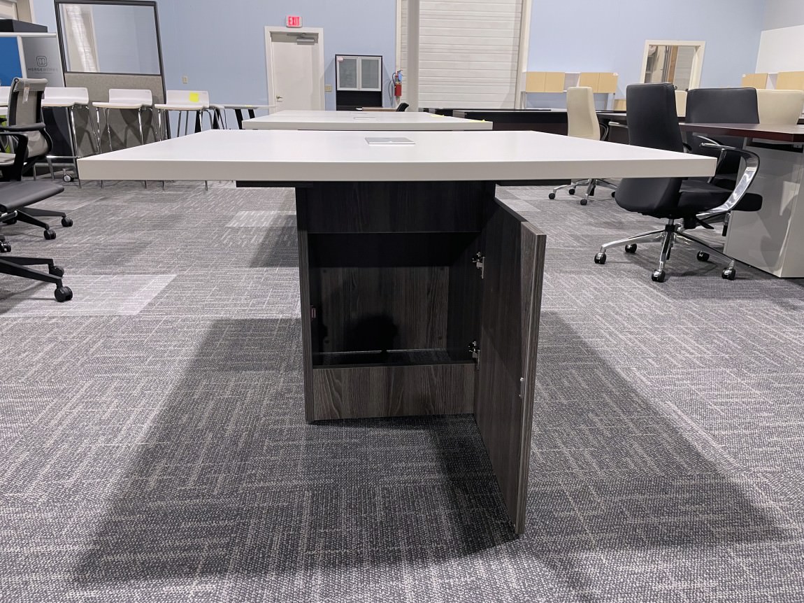 Square Cube Base Conference Table | PL Laminate by Harmony Collection