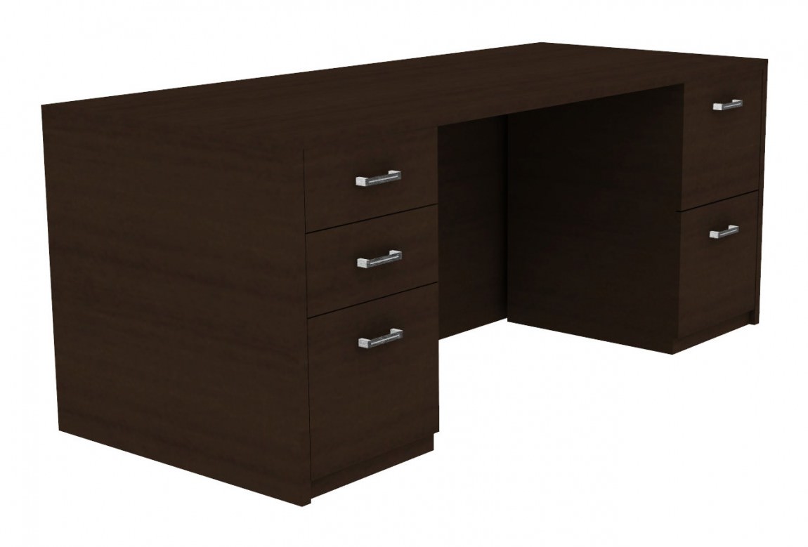 Rectangular Double Pedestal Desk