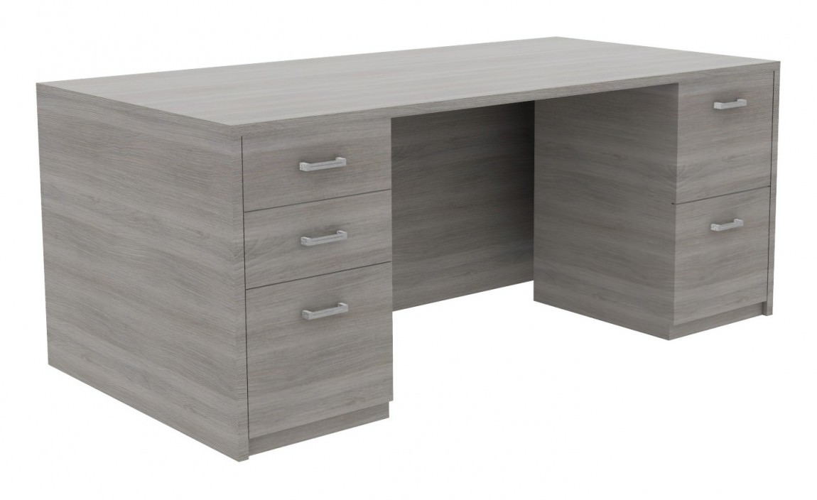 Rectangular Double Pedestal Desk