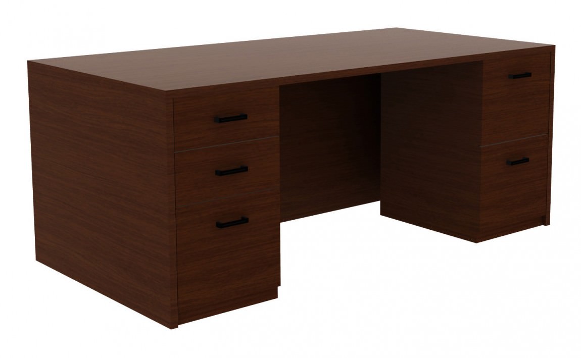 Rectangular Double Pedestal Desk