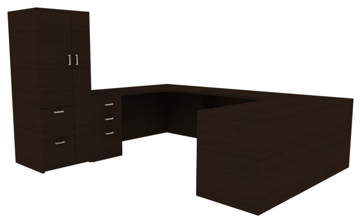 Black Cherry Desk with Drawers | Amber by Cherryman