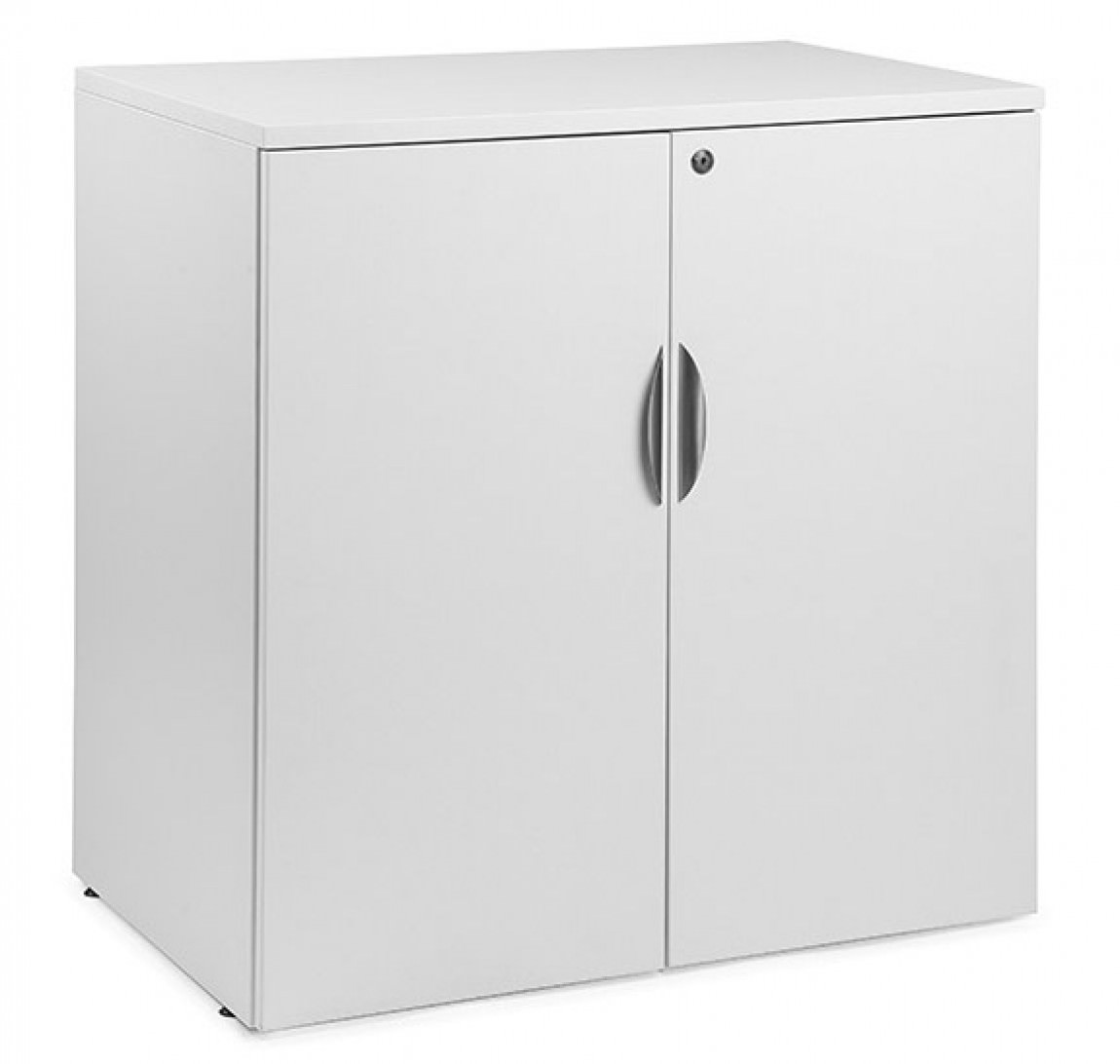 White Office Storage Cabinet | PL Laminate by Performance Furnishings