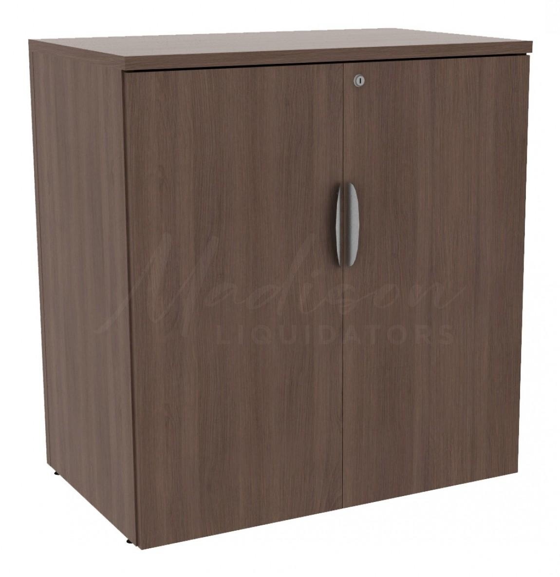 Modern Walnut Office Storage Cabinet | PL Laminate by Performance ...