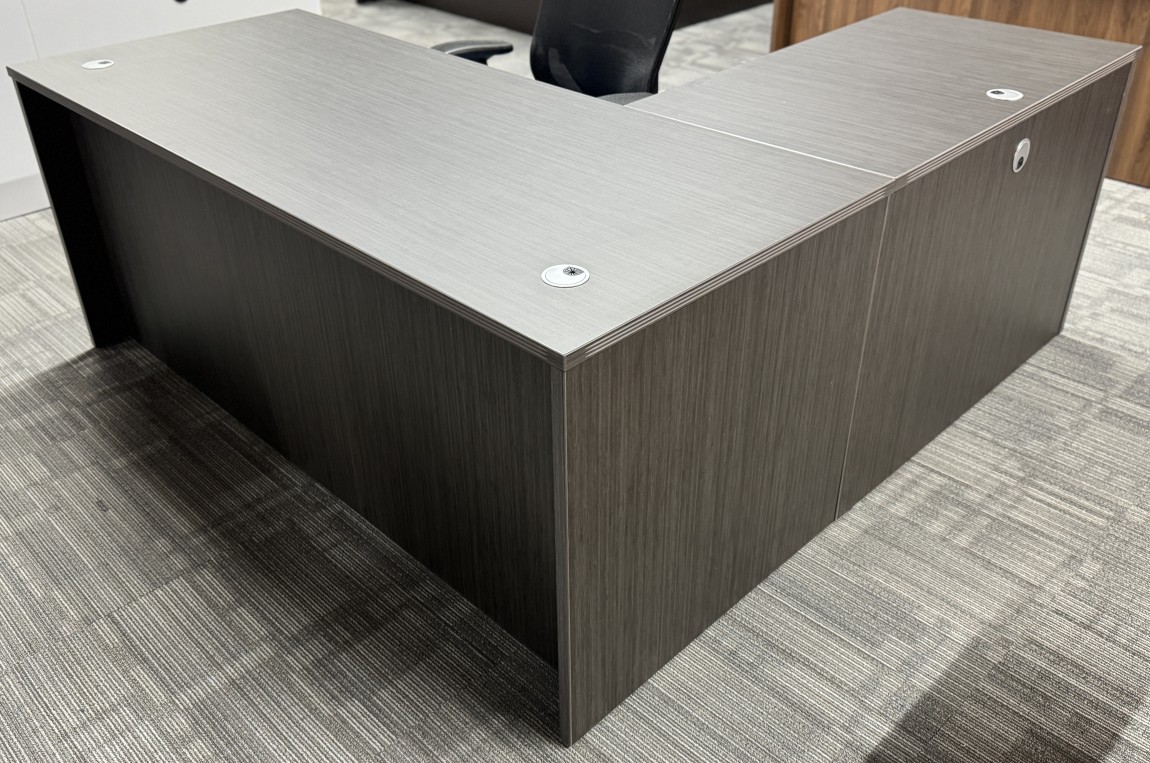 Gray L Shaped Desk | Napa by Office Star Products