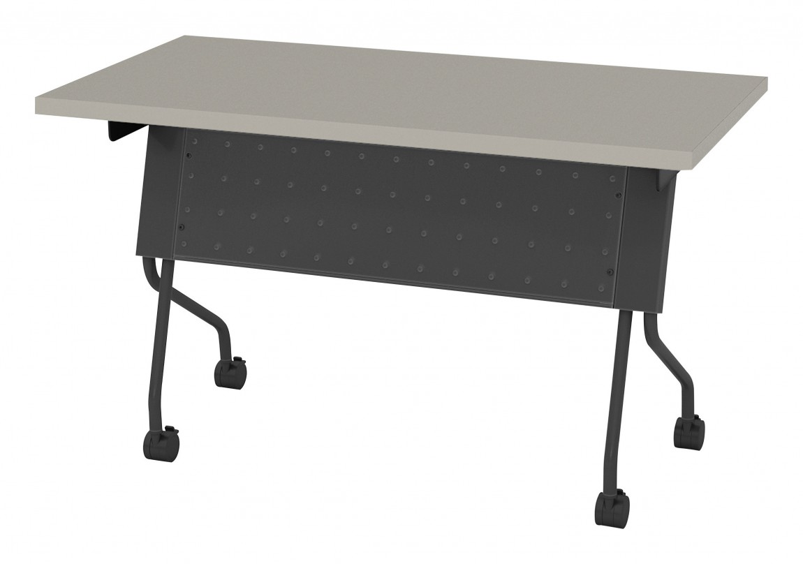 Gray Flip Top Nesting Table | OSP by Office Star Products