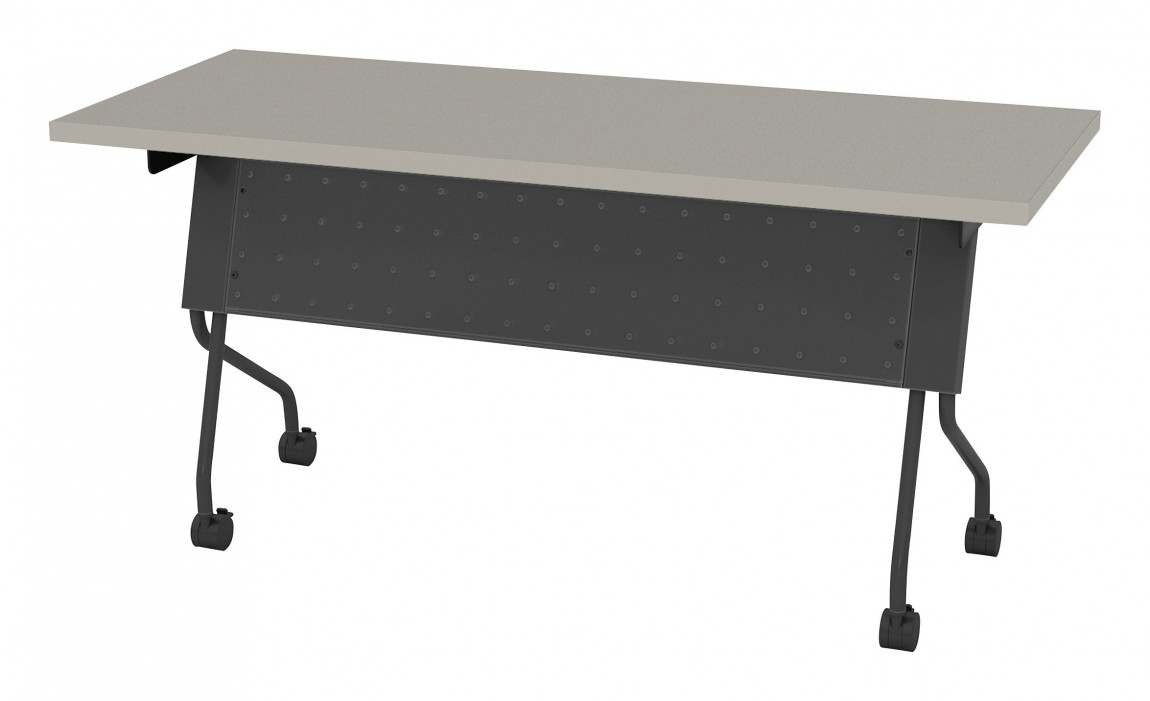 Gray Flip Top Nesting Table | OSP by Office Star Products
