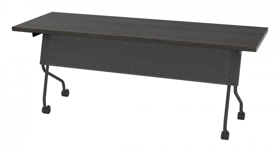 Slate Gray Flip Top Nesting Table | OSP by Office Star Products