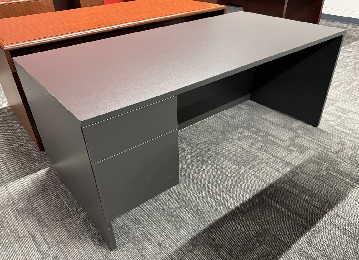 Rectangular Laminate Desk | Concept 400E by Groupe Lacasse