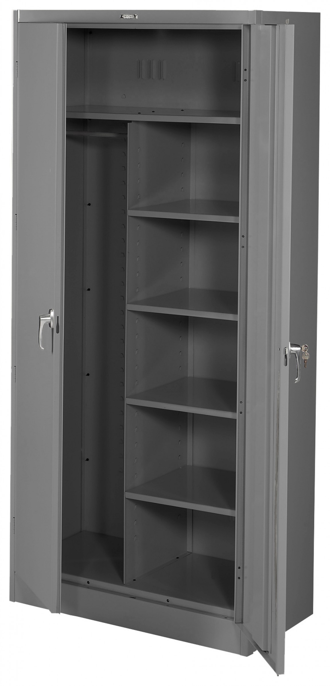 Medium Grey Combination Storage Cabinet | Deluxe by Tennsco
