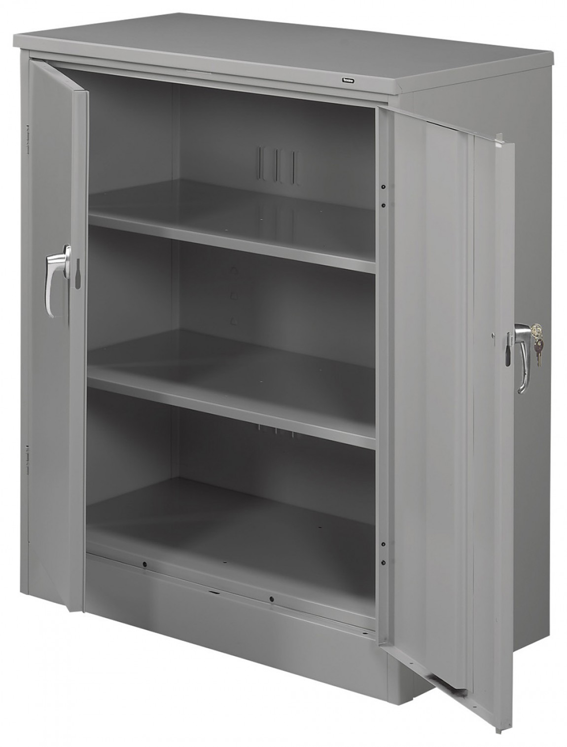 Medium Grey Counter Height Storage Cabinet | Deluxe by Tennsco