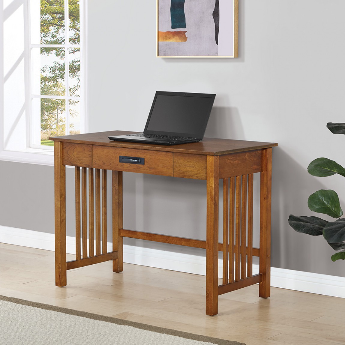 Ash Small Home Office Desk | Sierra by Office Star Products