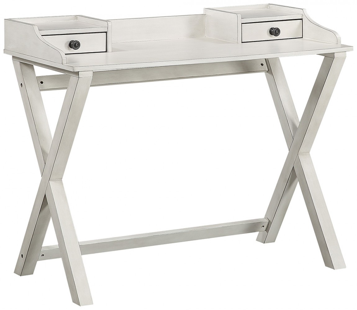 White Wash Farmhouse Desk | Barton by Office Star Products