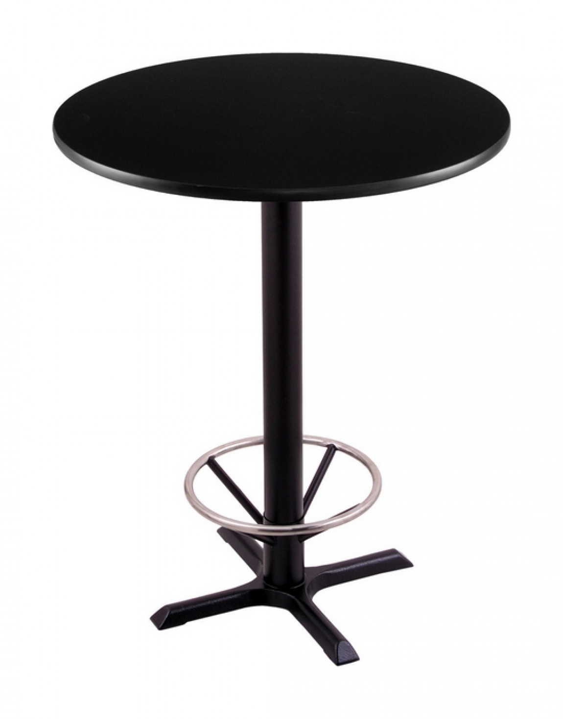 Black Round Pub Table | PTB211 by Holland Bar Stool