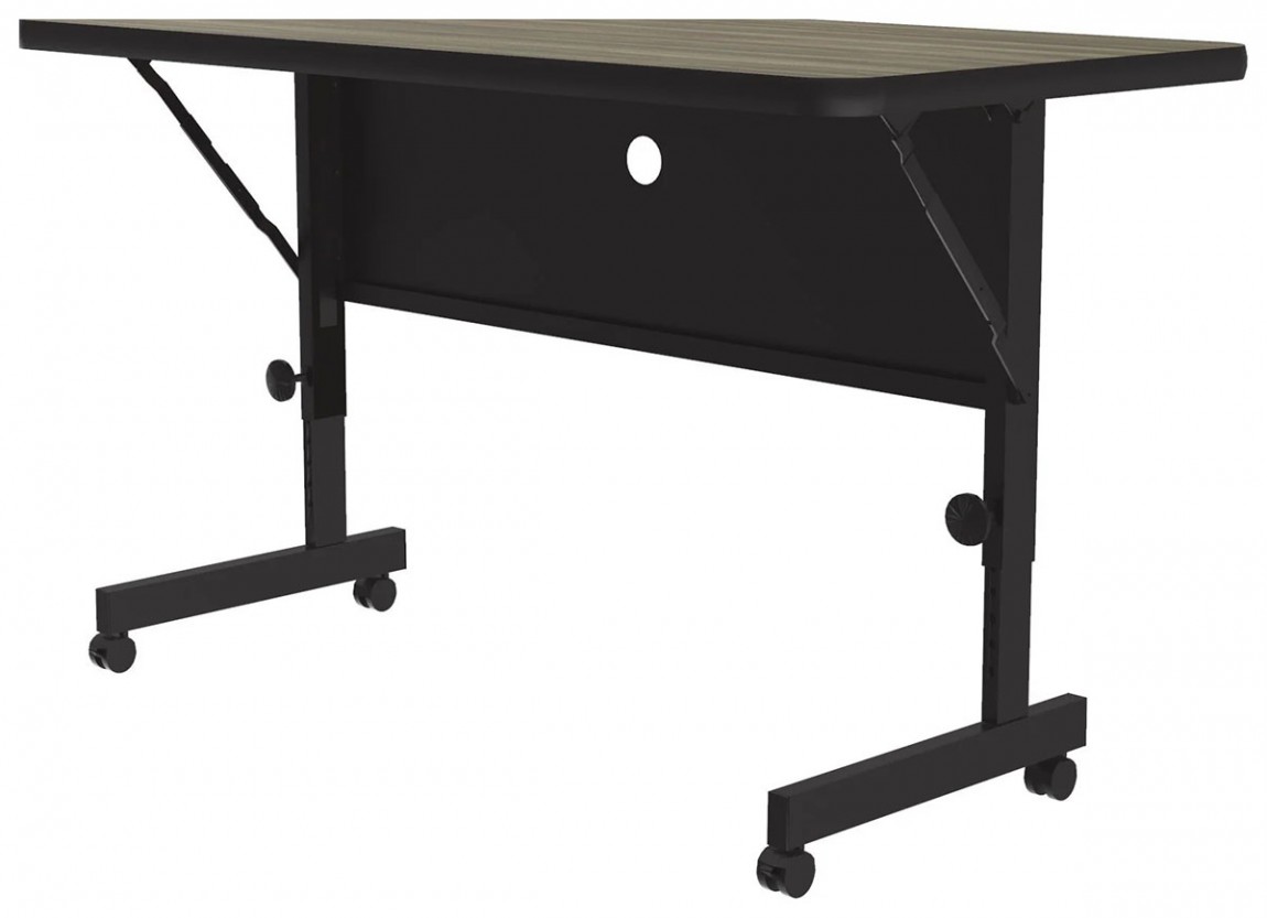 Colonial Hickory Flip-Top Nesting Training Table by Correll
