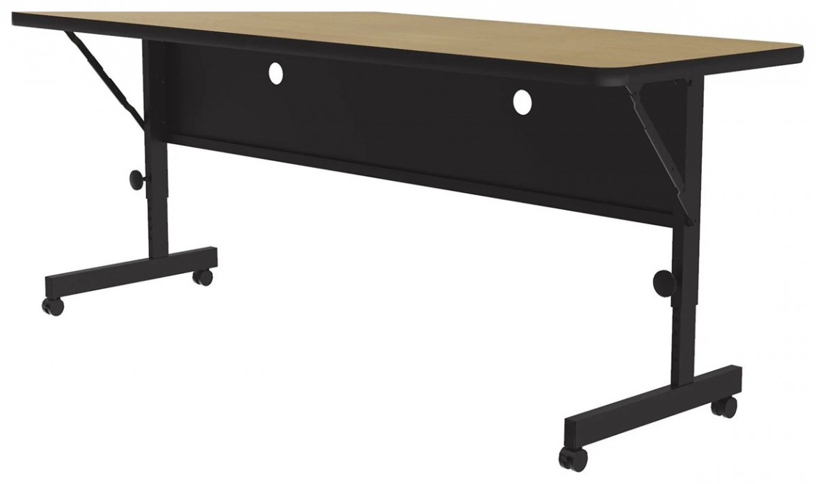 Fusion Maple Large Flip-Top Nesting Training Table by Correll