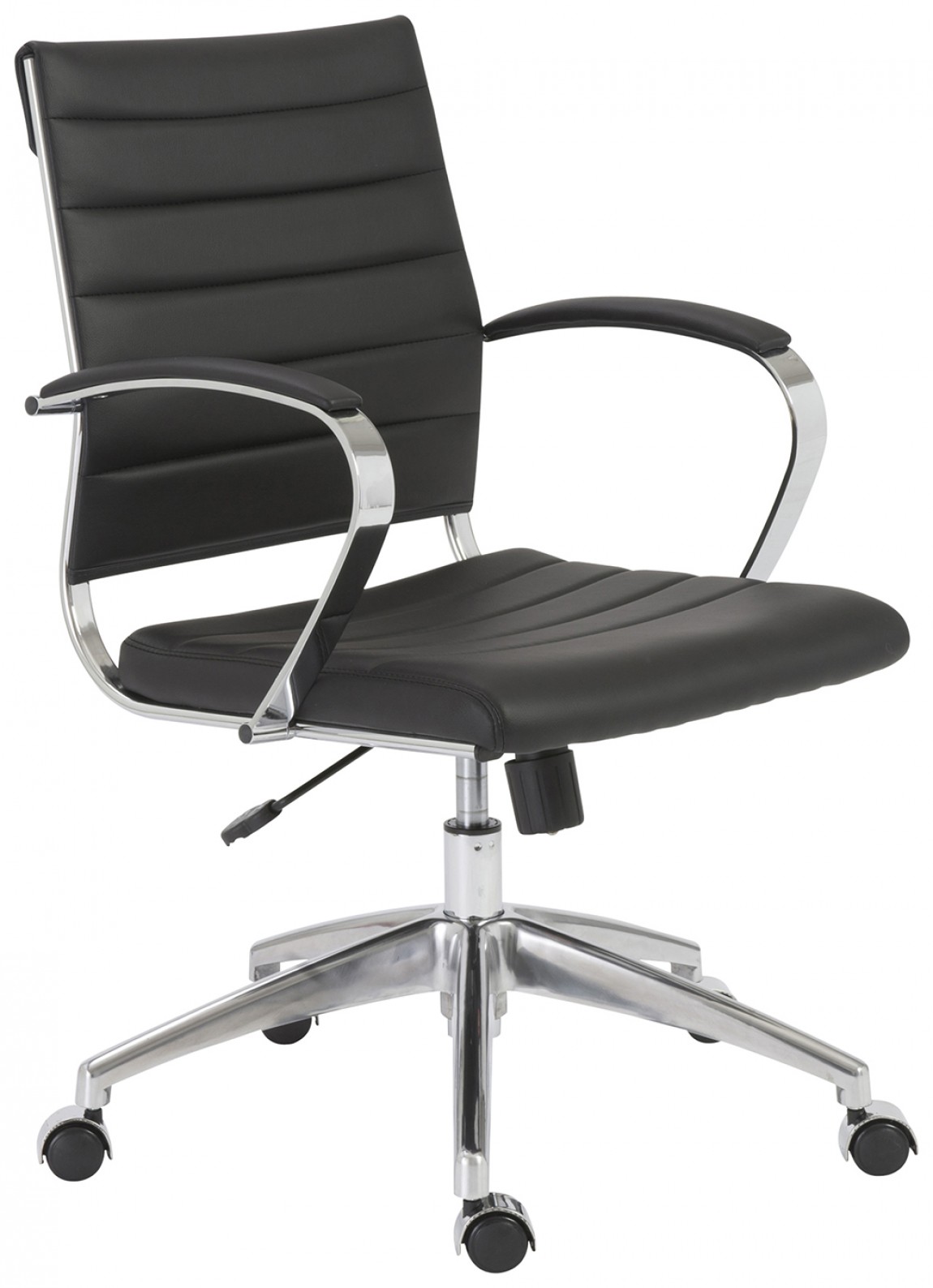 Black Modern Low Back Conference Chair | Axel by Euro Style