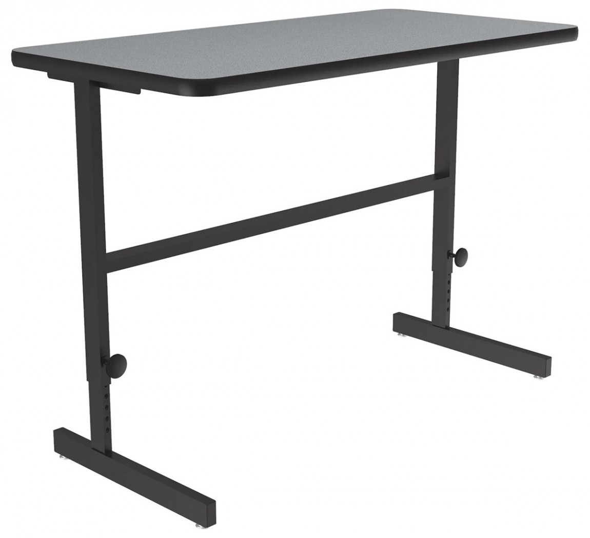 Gray Granite Adjustable Height Standing Work Table by Correll
