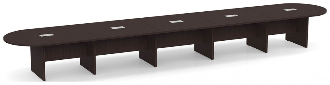 Espresso Large Racetrack Conference Table | PL Laminate by Performance ...