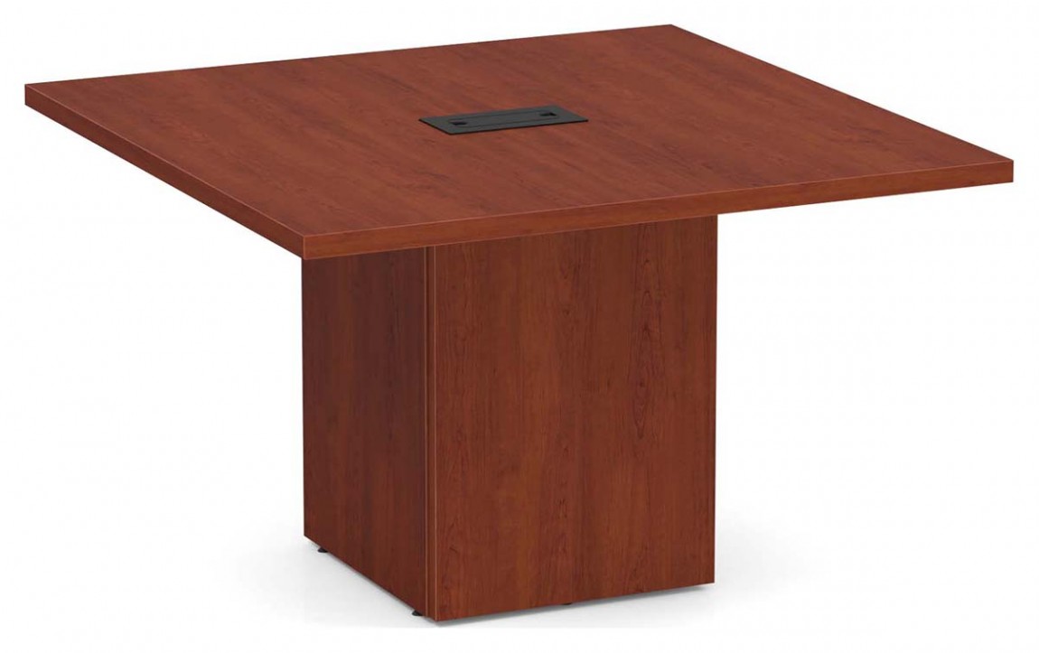 Cherry Square Conference Table | PL Laminate by Performance Furnishings