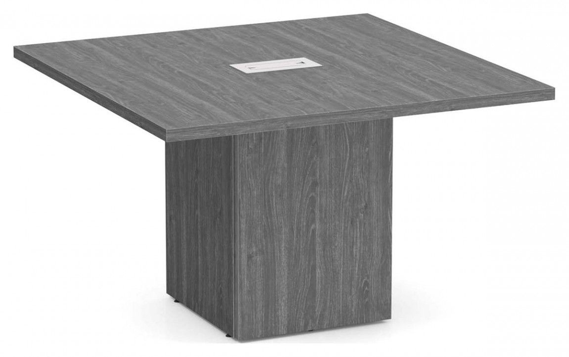 Newport Gray Square Conference Table | PL Laminate by Performance ...