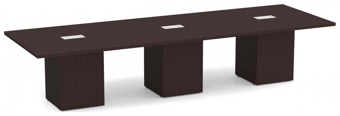 Espresso Rectangular Conference Table | PL Laminate by Performance ...