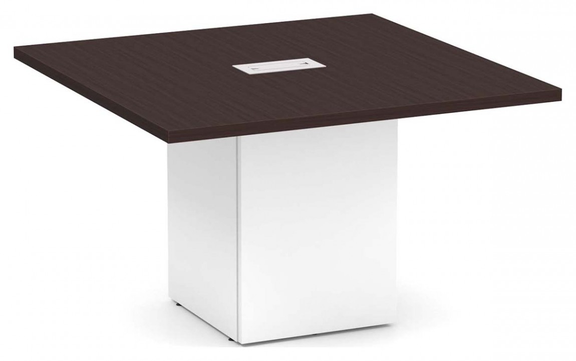 Espresso Square Conference Table | PL Laminate by Performance Furnishings