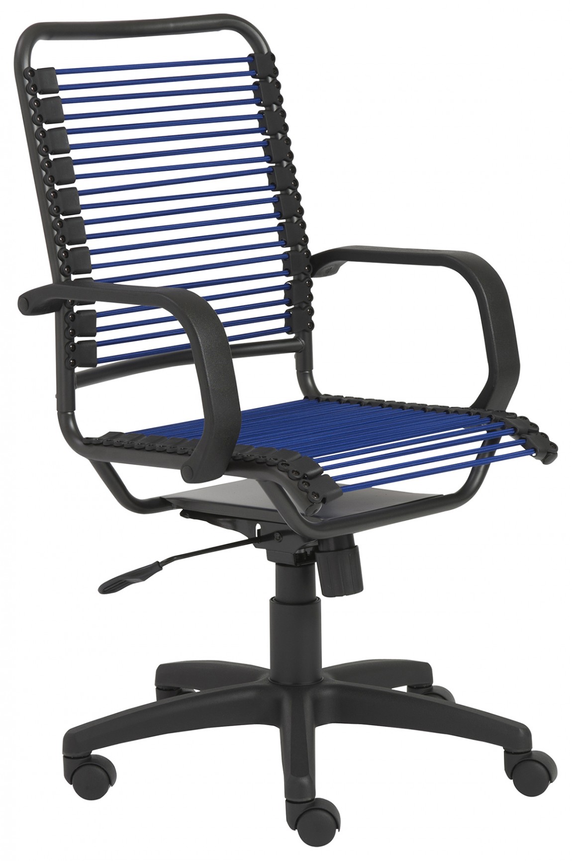 Blue Modern Industrial Bright Bungee Office Chair | Bungie by Euro Style