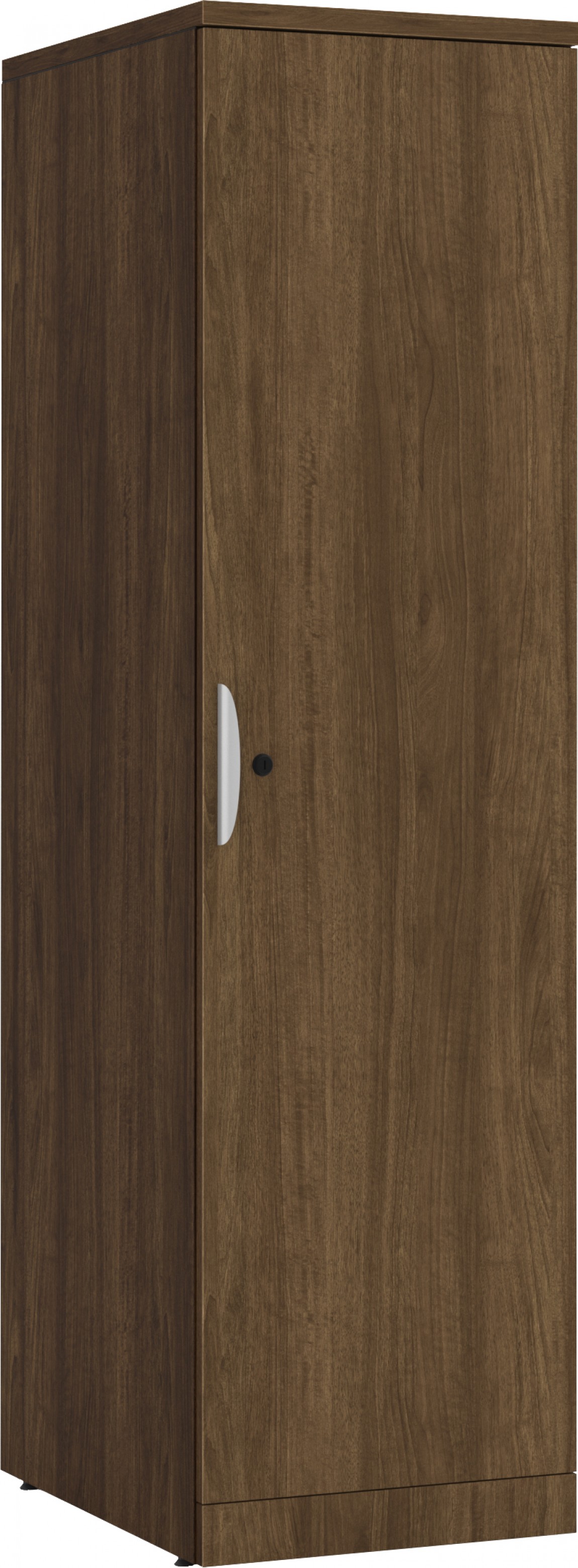 Modern Walnut Narrow Tall Storage Cabinet | PL Laminate by Performance ...