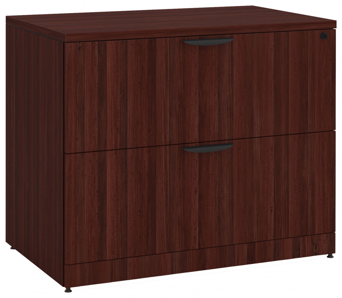 Mahogany 2 Drawer Lateral Filing Cabinet | PL Laminate by Performance ...