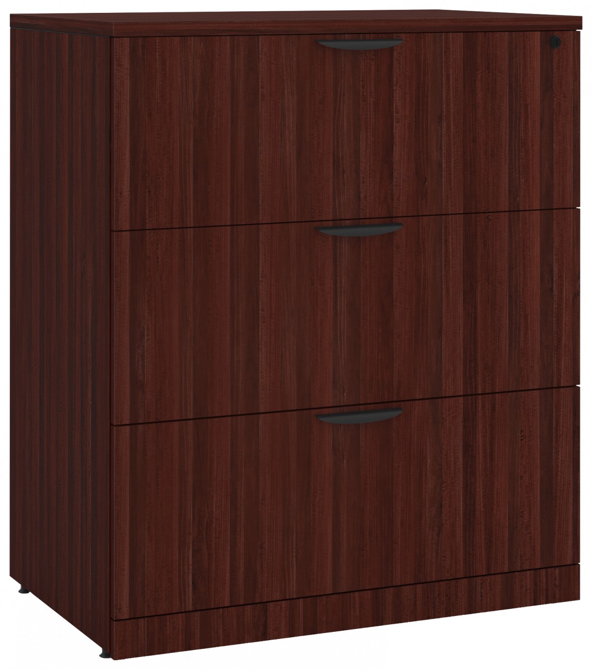 Mahogany 3 Drawer Lateral Filing Cabinet | PL Laminate by Performance Furnishings