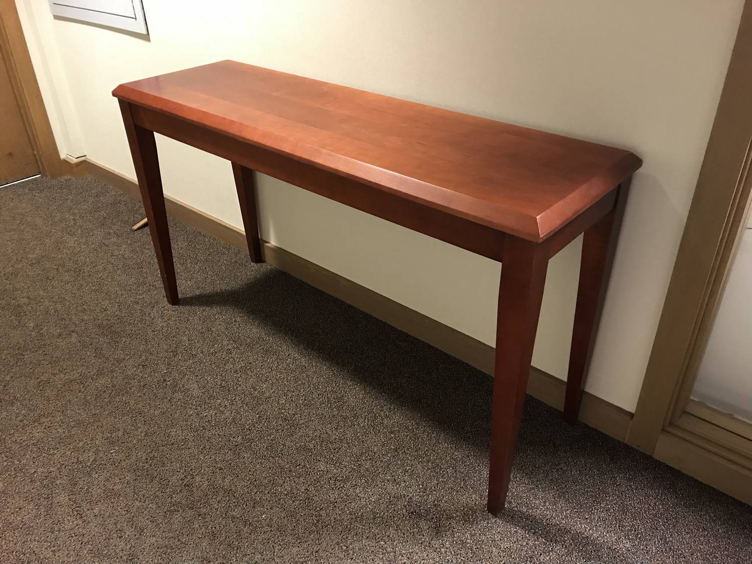 Solid Wood Cherry Console Table | Madison Liquidators